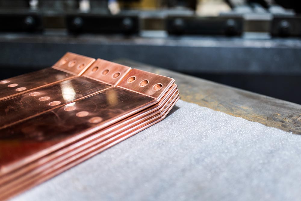 Copper Bus Bars » Enclosure Fabrication